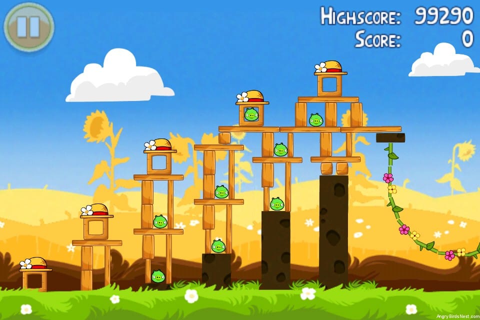 Angry Birds Seasons Summer Pignic Level 1-4 Walkthrough | AngryBirdsNest