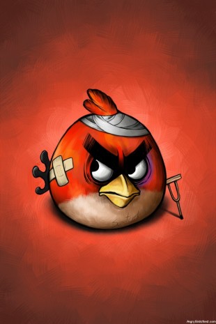Angry Birds Red Bird After Battle iPhone Background by Scooterek ...