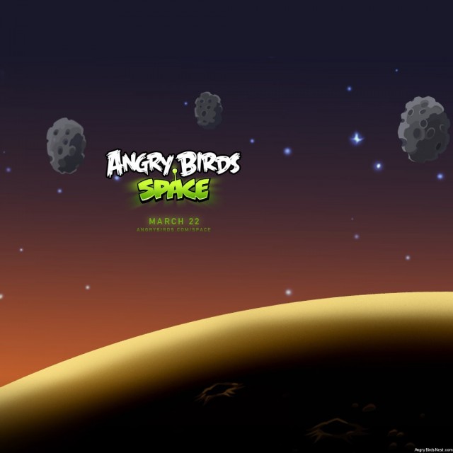 Angry Bird Space Background