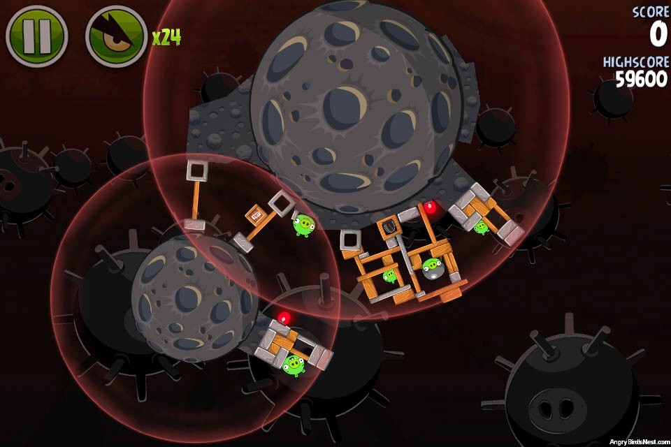 Angry Birds Space Danger Zone Level 16 Walkthrough | AngryBirdsNest