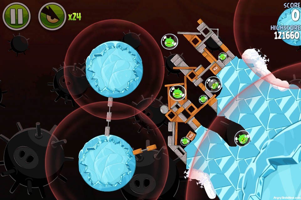 Angry Birds Space Danger Zone Level 19 Walkthrough | AngryBirdsNest