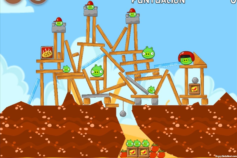 Angry Birds Telepizza Level #5 Walkthrough | AngryBirdsNest