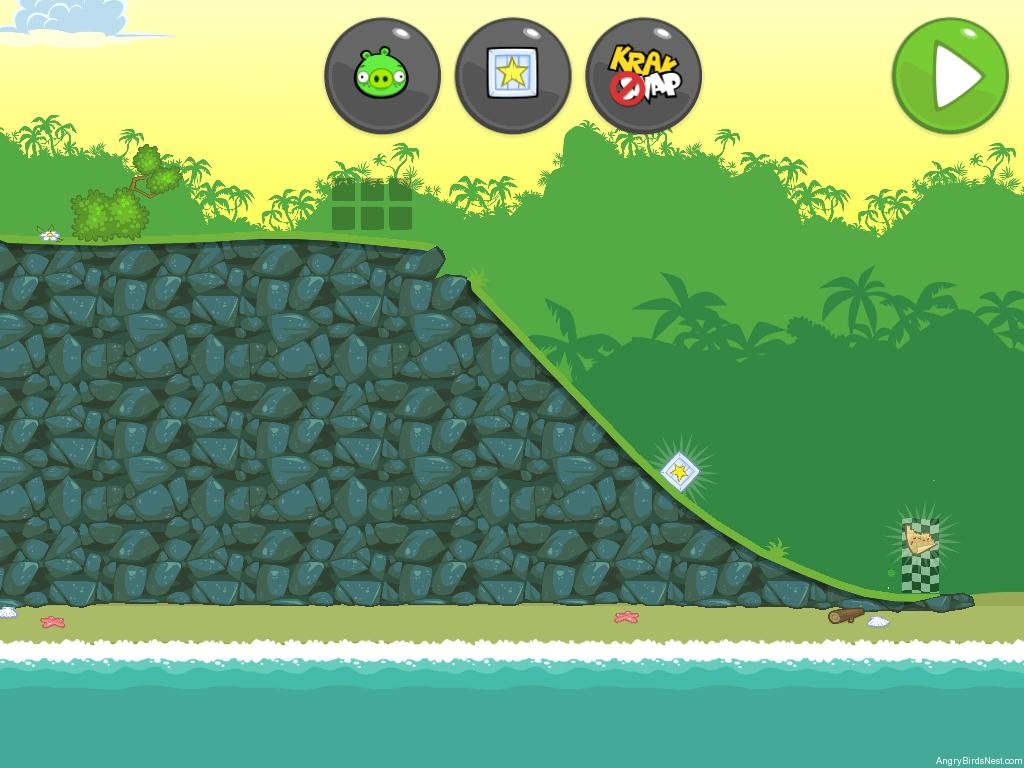 Bad Piggies Ground Hog Day Level 1-1 Walkthrough | AngryBirdsNest