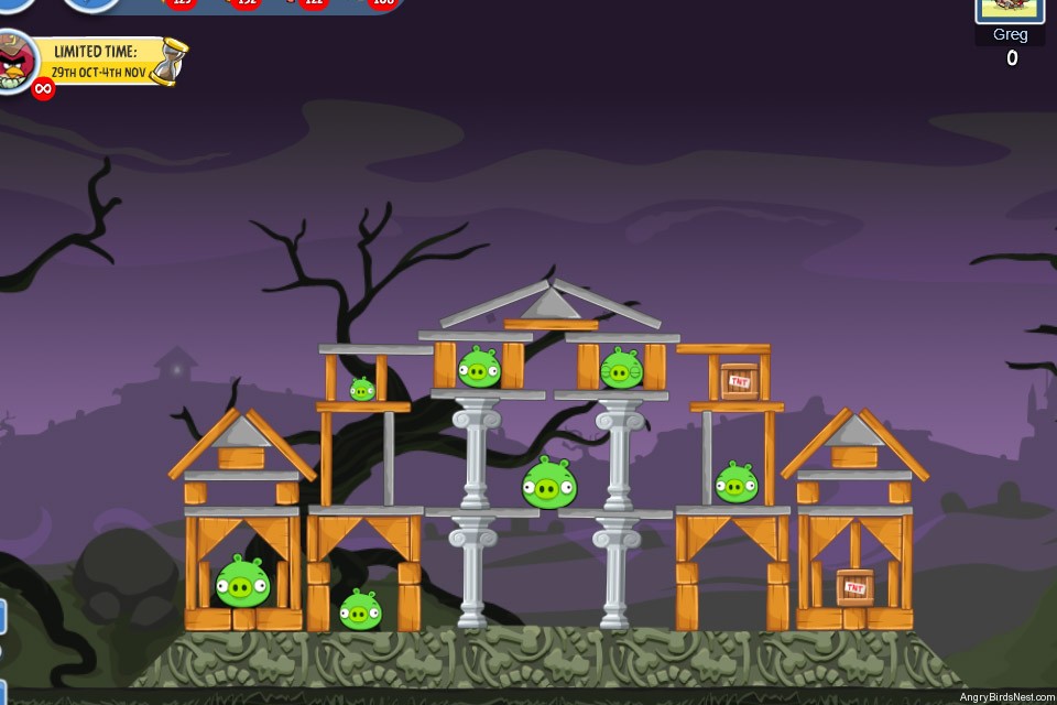 Angry Birds Friends Halloween Tournament Level 2 – Week 24 – October ...