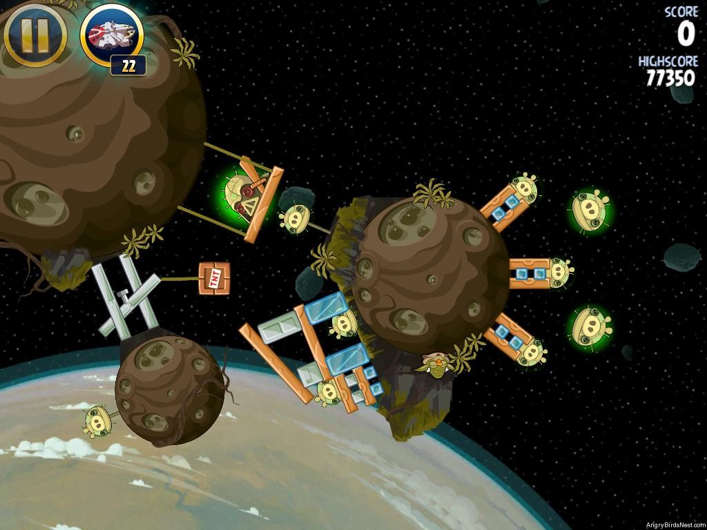 Angry Birds Star Wars Path of the Jedi Level J-12 Walkthrough ...