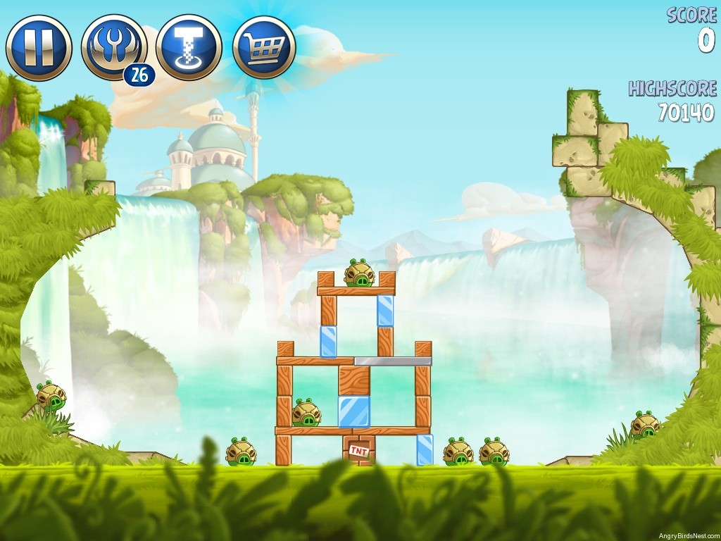 Angry Birds Star Wars 2 Naboo Invasion Level B1-13 Walkthrough ...