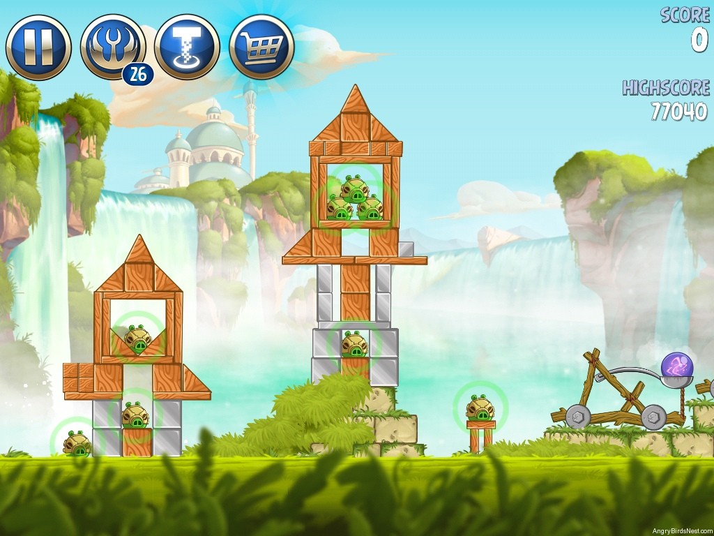 Angry Birds Star Wars 2 Naboo Invasion Level B1-9 Walkthrough ...