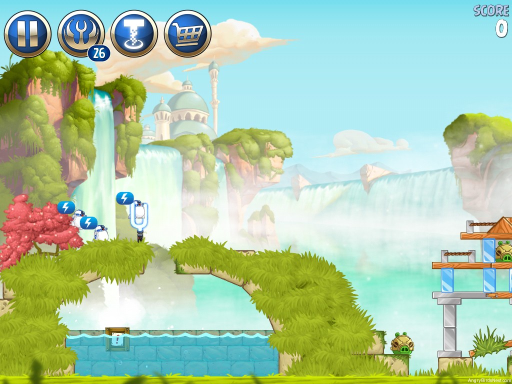 Angry Birds Star Wars 2 Naboo Invasion Level B1-S2 Walkthrough ...