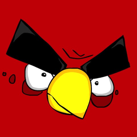 Hand Drawn Red Bird Avatar | AngryBirdsNest
