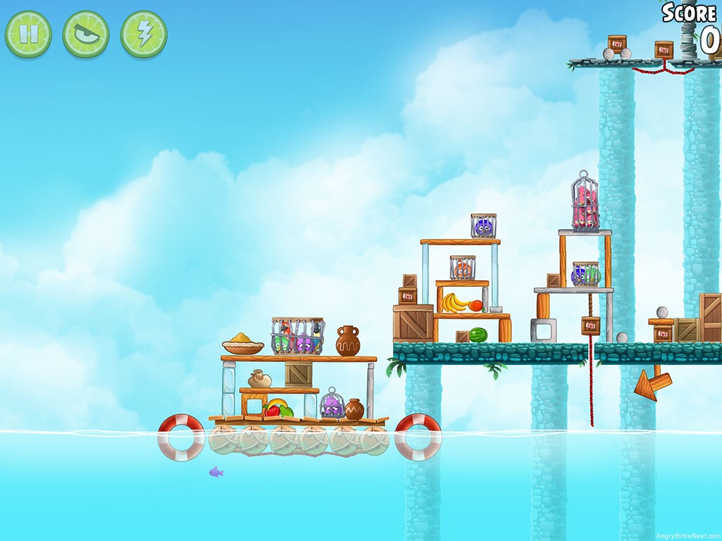 Angry Birds Rio Chest #5 Walkthrough Level 10 | AngryBirdsNest