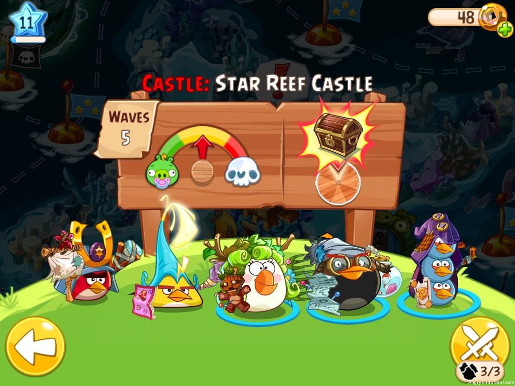 Angry Birds Epic Star Reef Level 7B Star Reef Castle | AngryBirdsNest