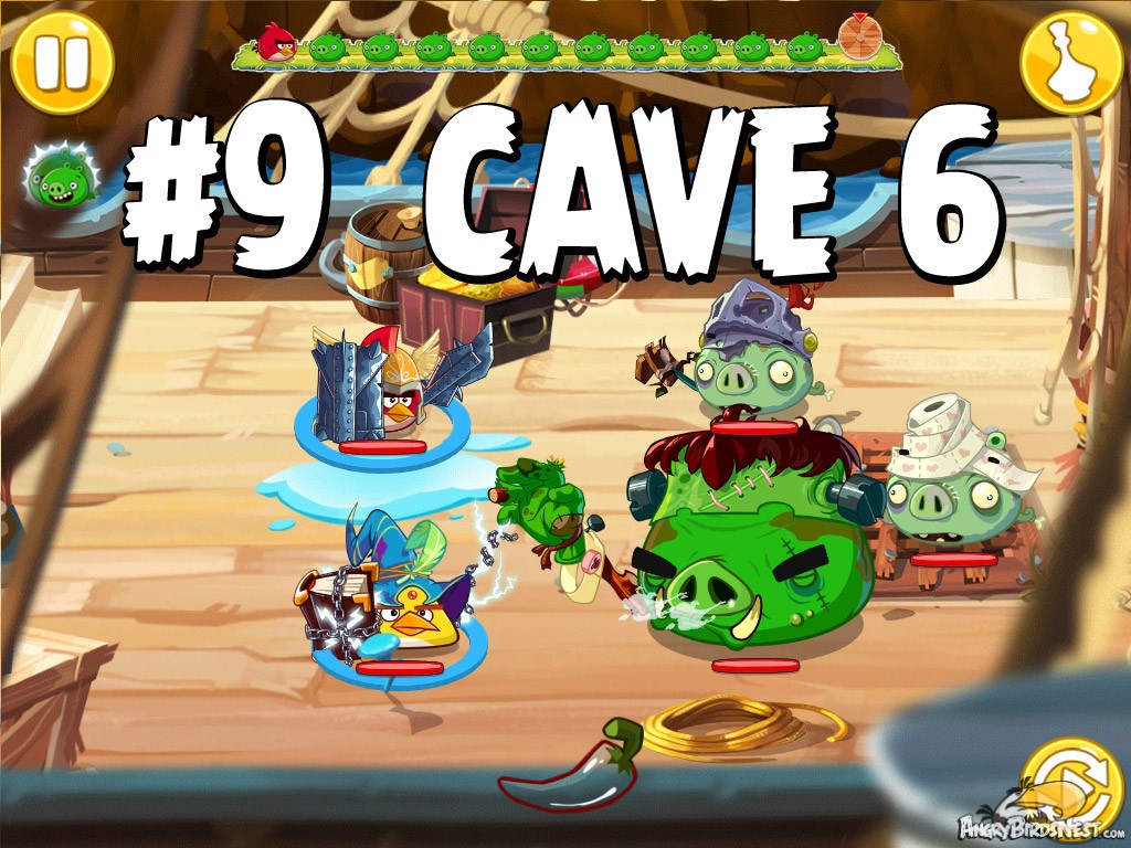 Angry Birds Epic Cave 6 Endless Winter Level 9 | AngryBirdsNest