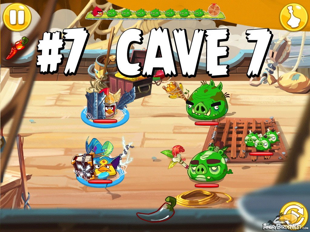 Angry Birds Epic Forgotten Bastion Level 7 Walkthrough | Chronicle Cave ...
