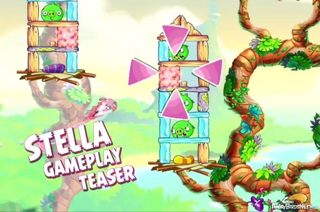 Angry Birds Stella Gameplay Teaser Video + Nook Preview ...
