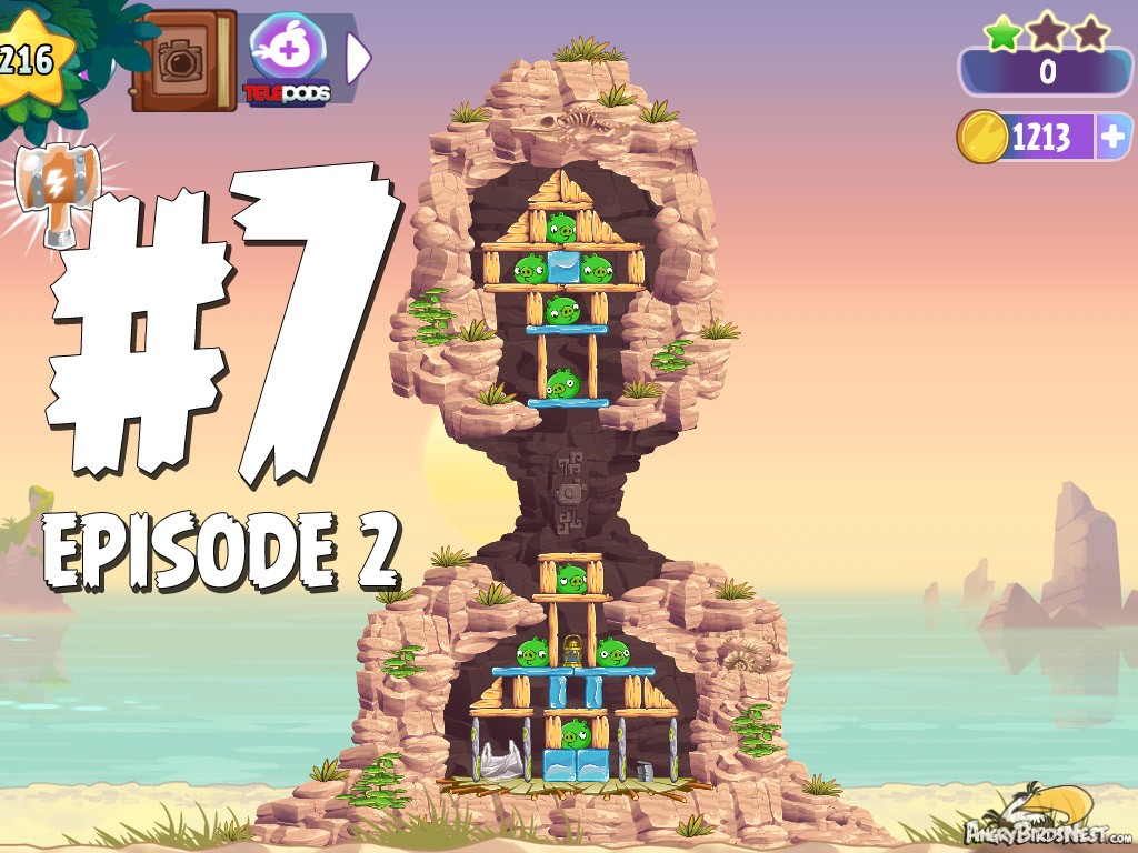 Angry Birds Stella Level 7 Episode 2 Numbered | AngryBirdsNest
