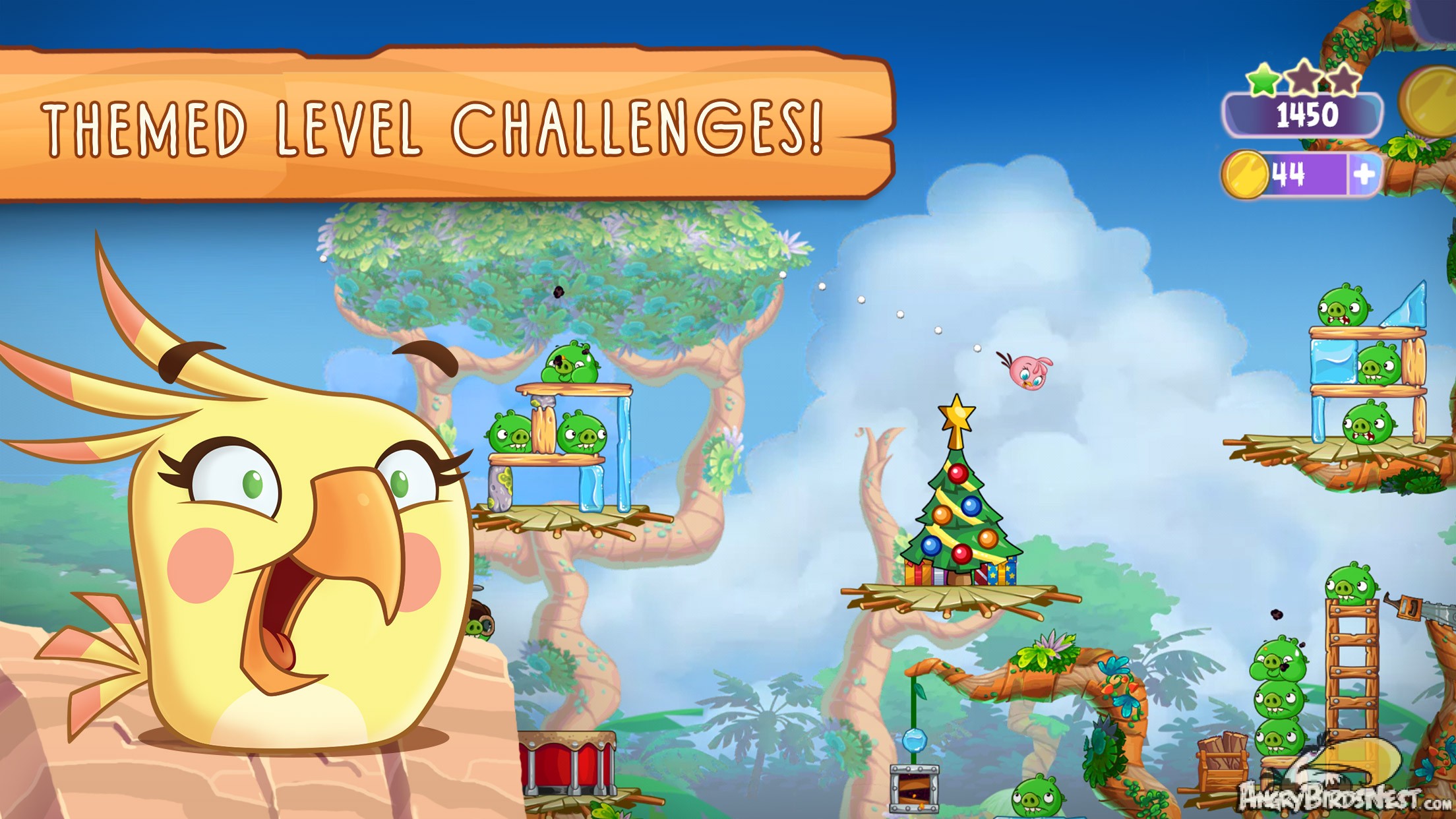Angry Birds Stella v110 Update New Themed Levels | AngryBirdsNest