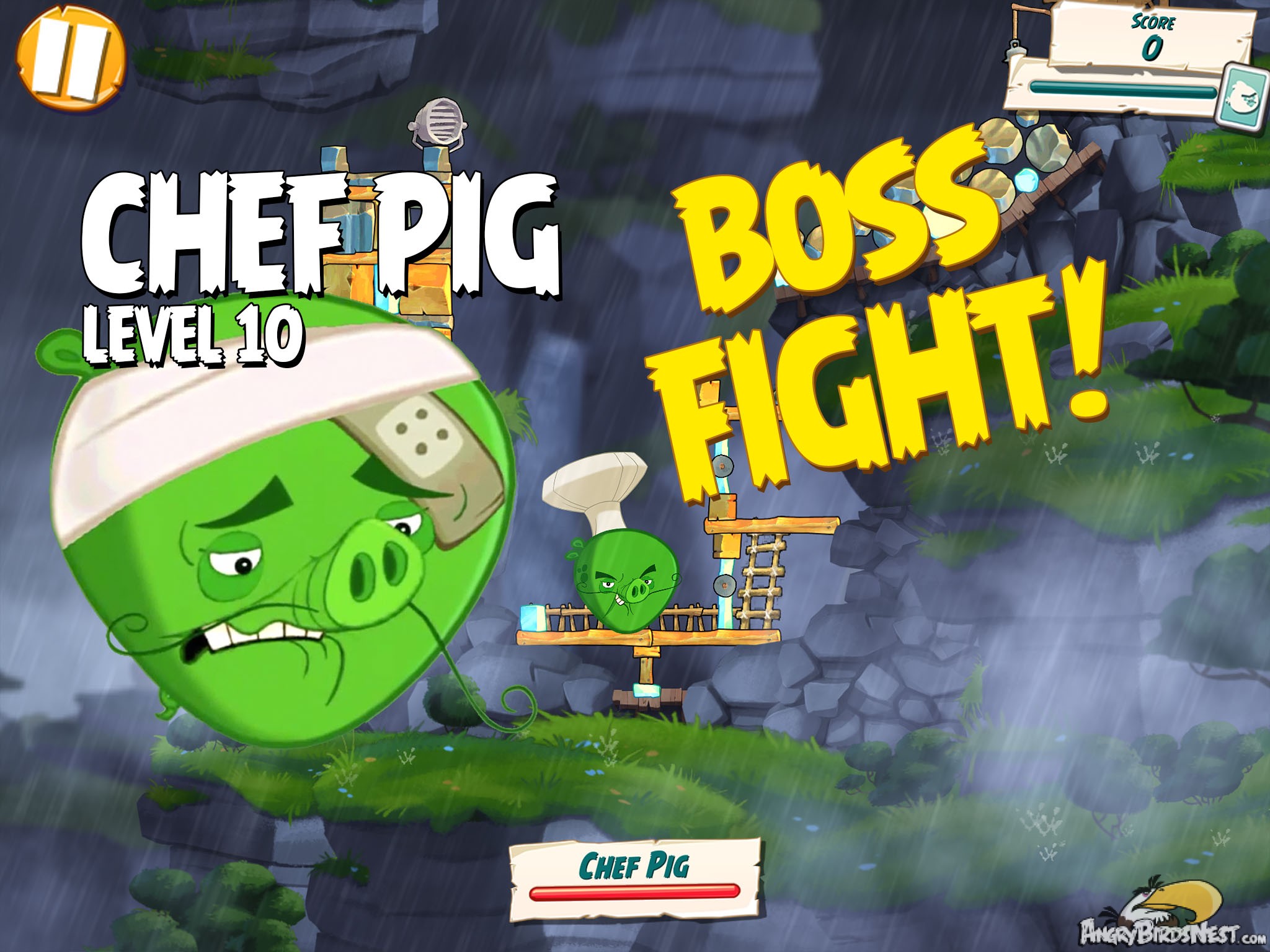 Angry Birds Under Pigstruction Chef Pig Level 10 Boss Fight Walkthrough ...