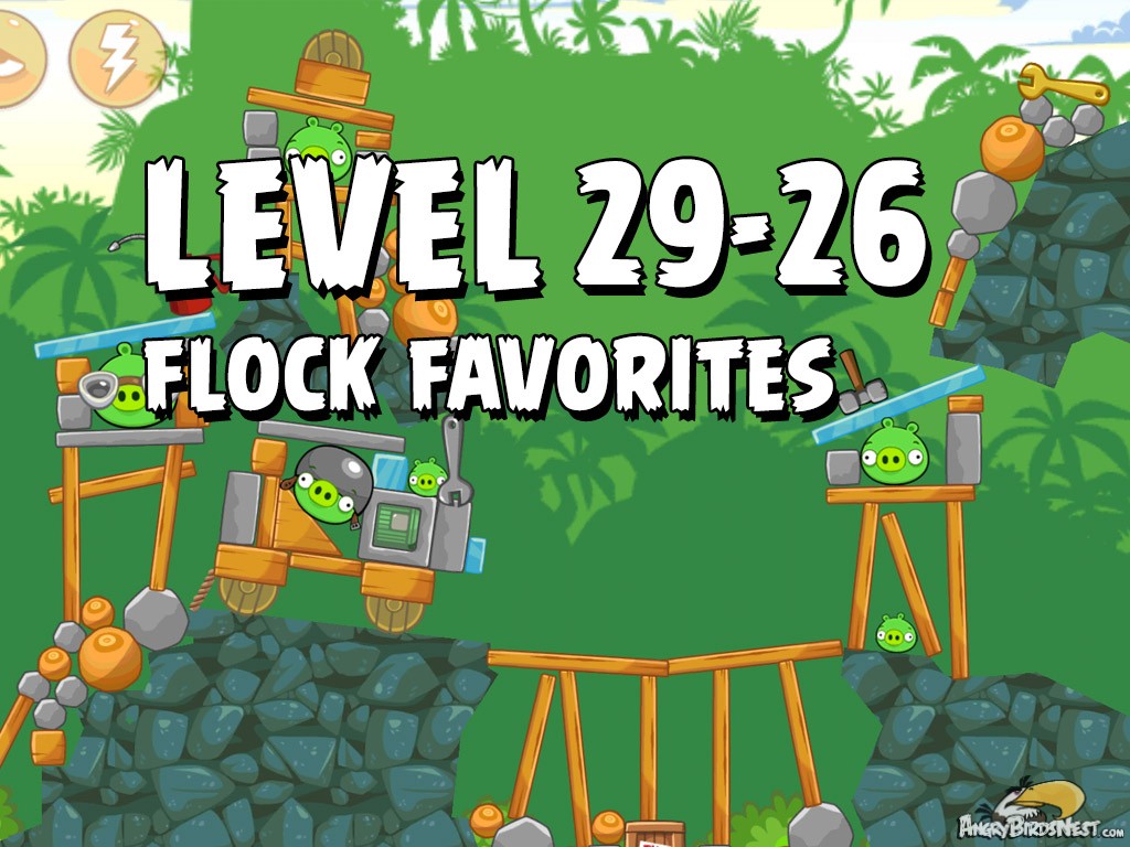 Angry Birds Flock Favorites Level 29-26 Walkthrough | AngryBirdsNest