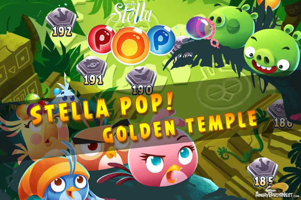 Angry Birds Stella Pop! New Level Pack: Golden Temple | AngryBirdsNest