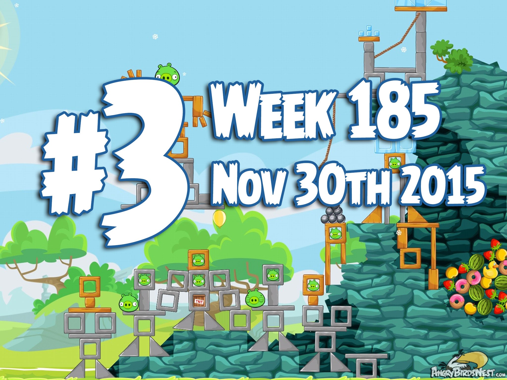 Angry Birds Friends 2015 Tournament Level 3 Week 185 Walkthrough ...
