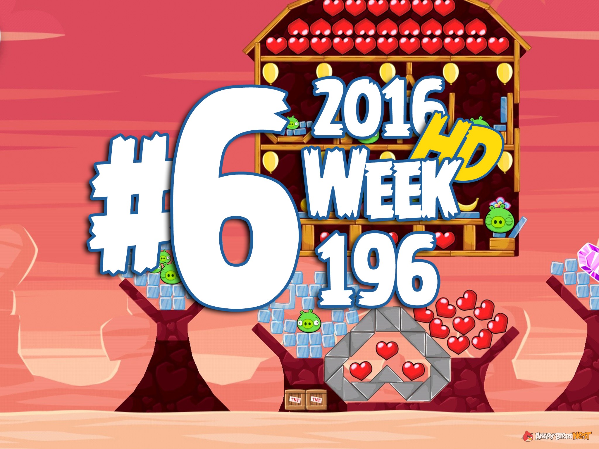 Angry Birds Friends 2016 Valentine's Tournament Level 6 Week 196 ...
