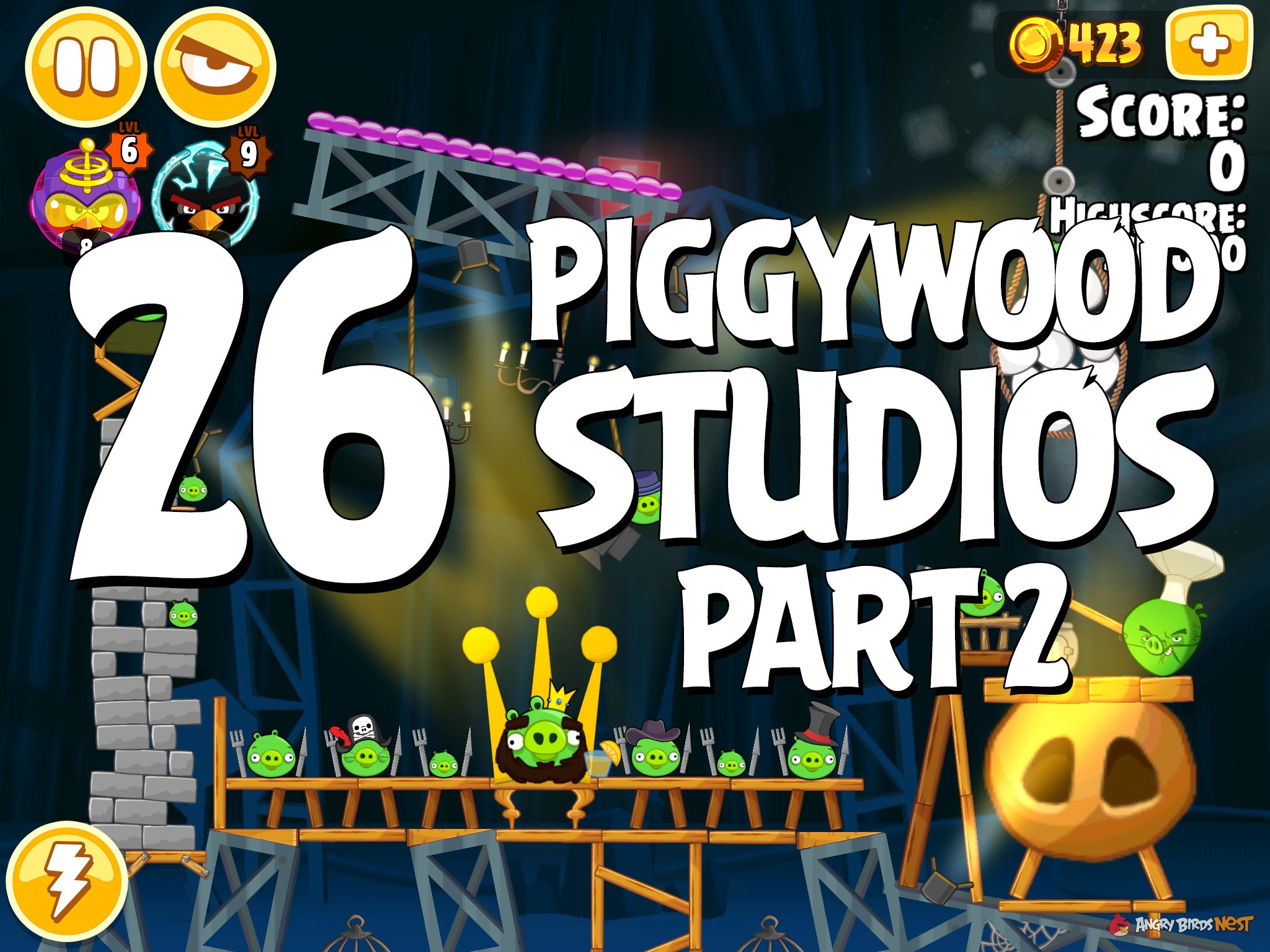 Angry Birds Seasons Piggywood Studios, Part 2! Level 2-26 Walkthrough ...