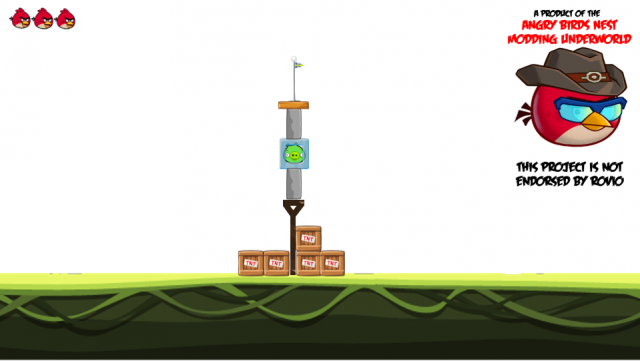 Level 1-1 of Angry Birds: The Lost Levels | You Gotta be Joshing me ...